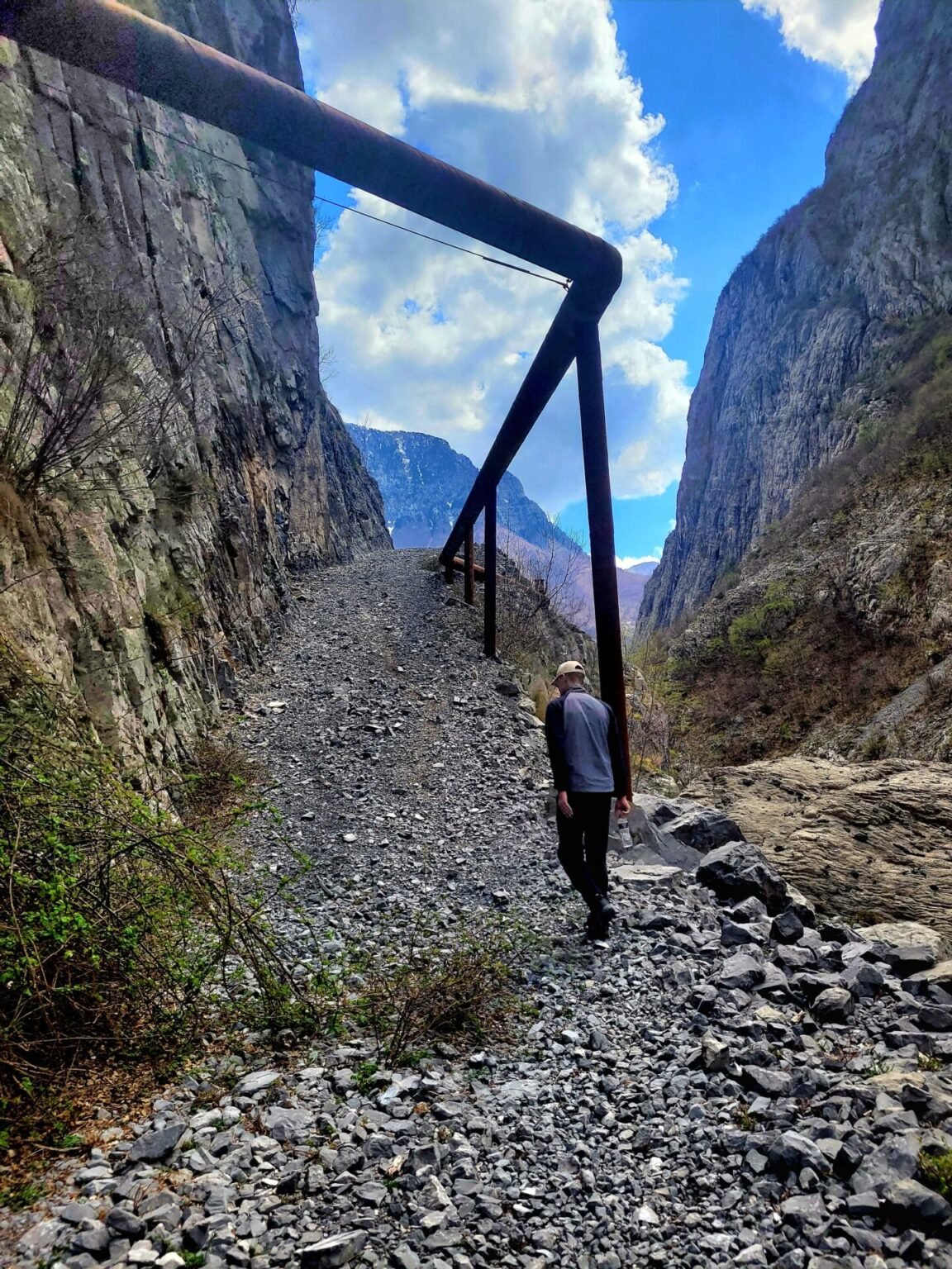 Hiking to The Selca Waterfall, Albania